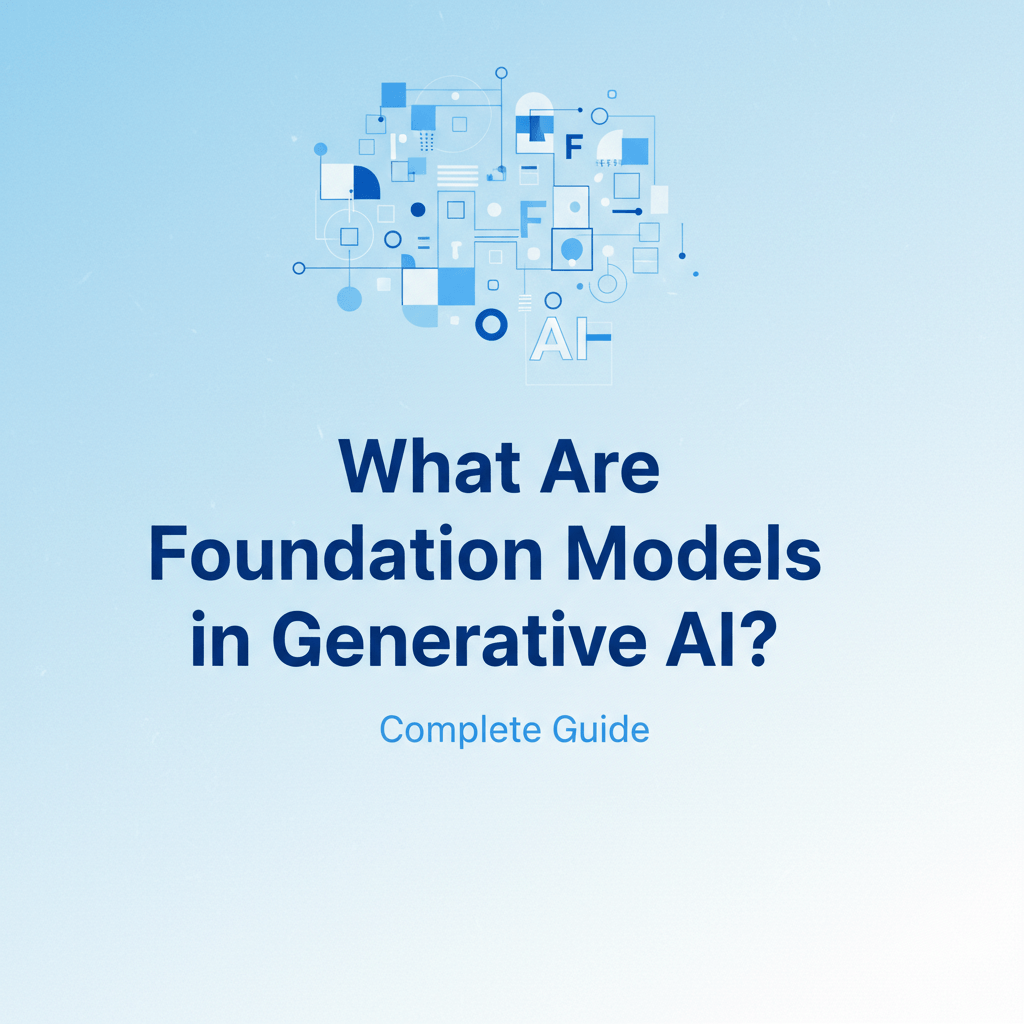 What Are Foundation Models in generative AI Complete Guide