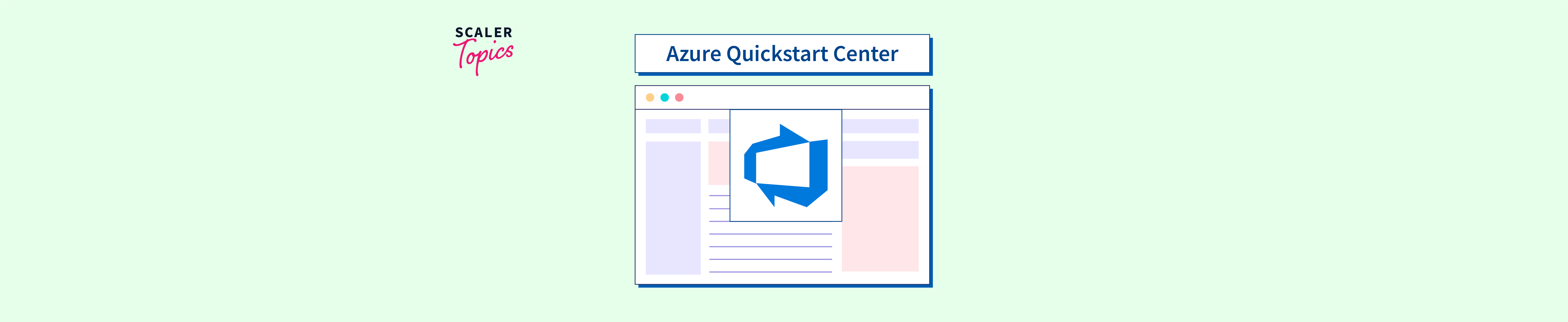 Azure Quickstart Center- Scaler Topics