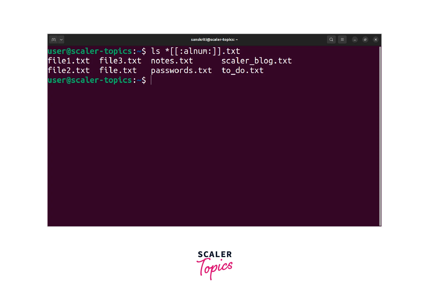 What Is a Glob in Linux? - Scaler Topics