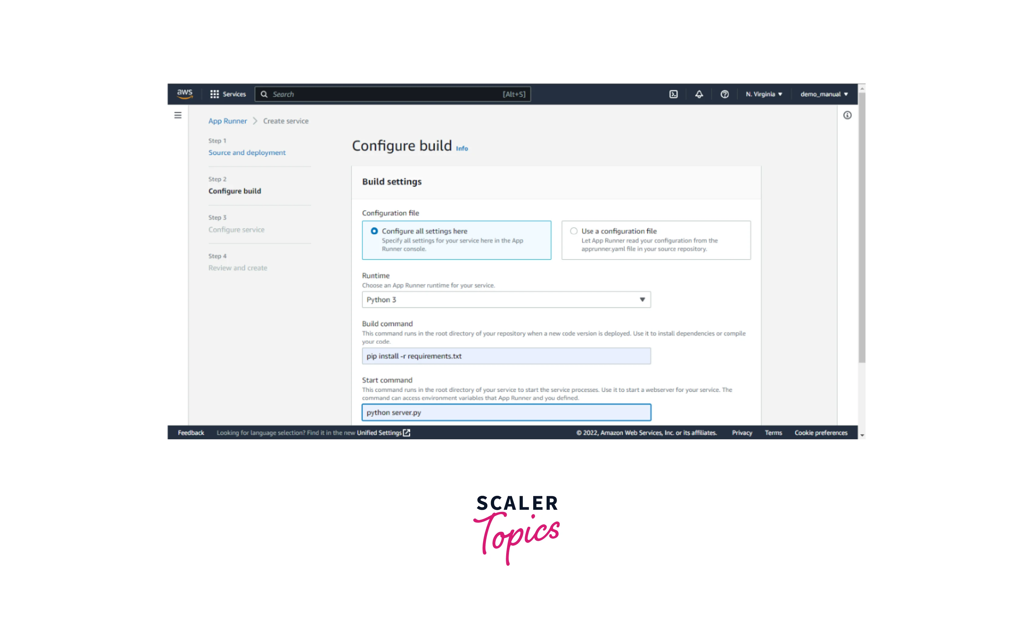 AWS App Runner - Scaler Topics