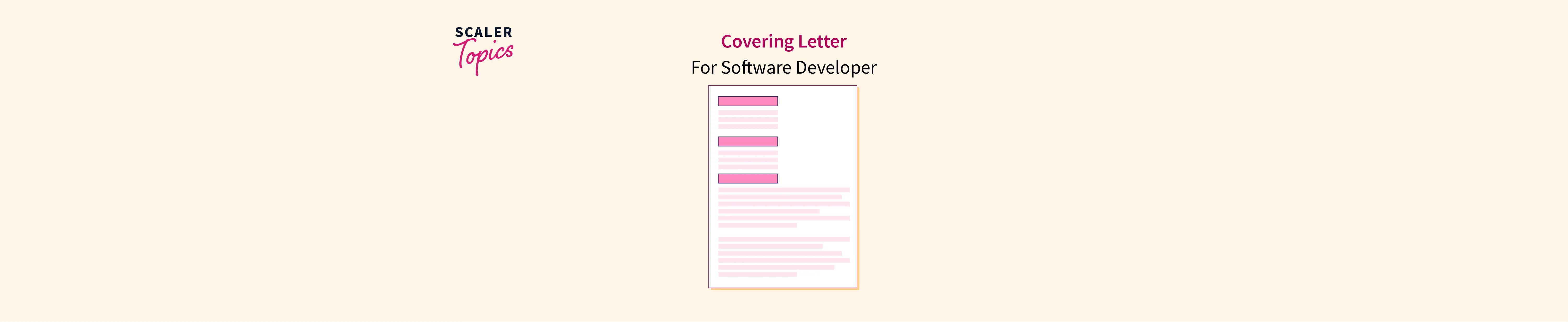 Software Developer Cover Letter Samples and Examples - Scaler Topics