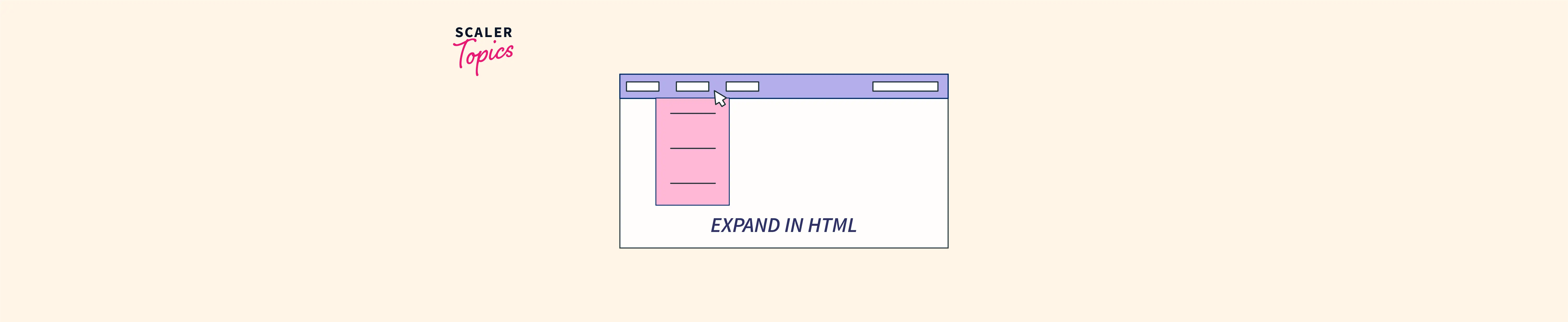 How to Expand HTML Section on Click ? - Scaler Topics