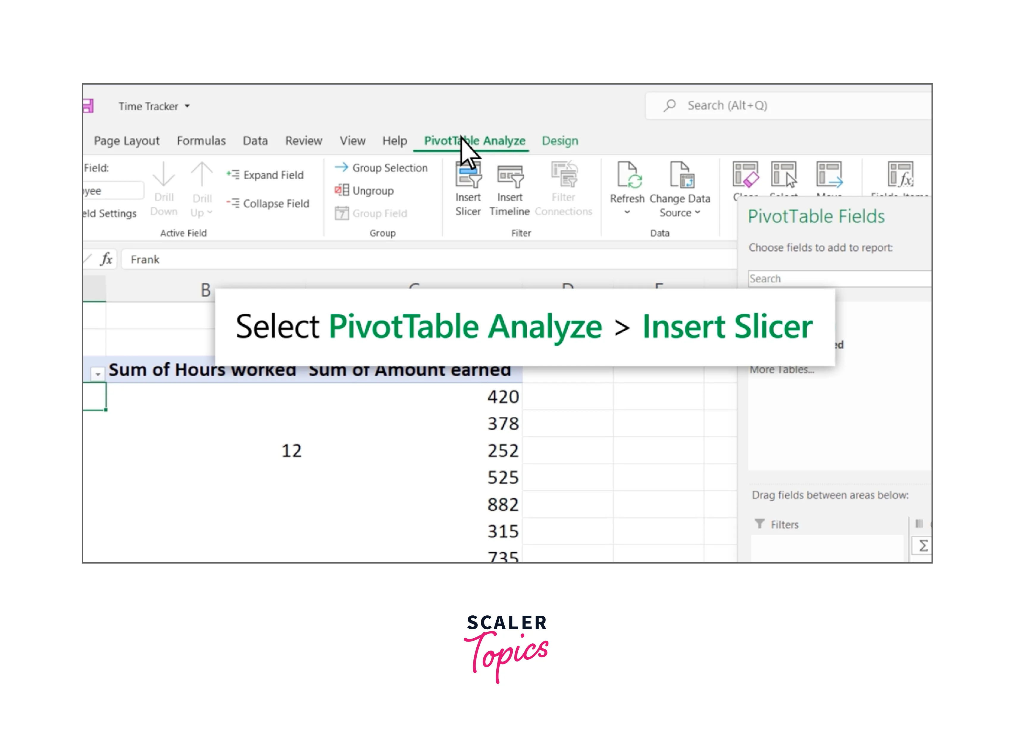 Pivot Chart in Excel - Scaler Topics