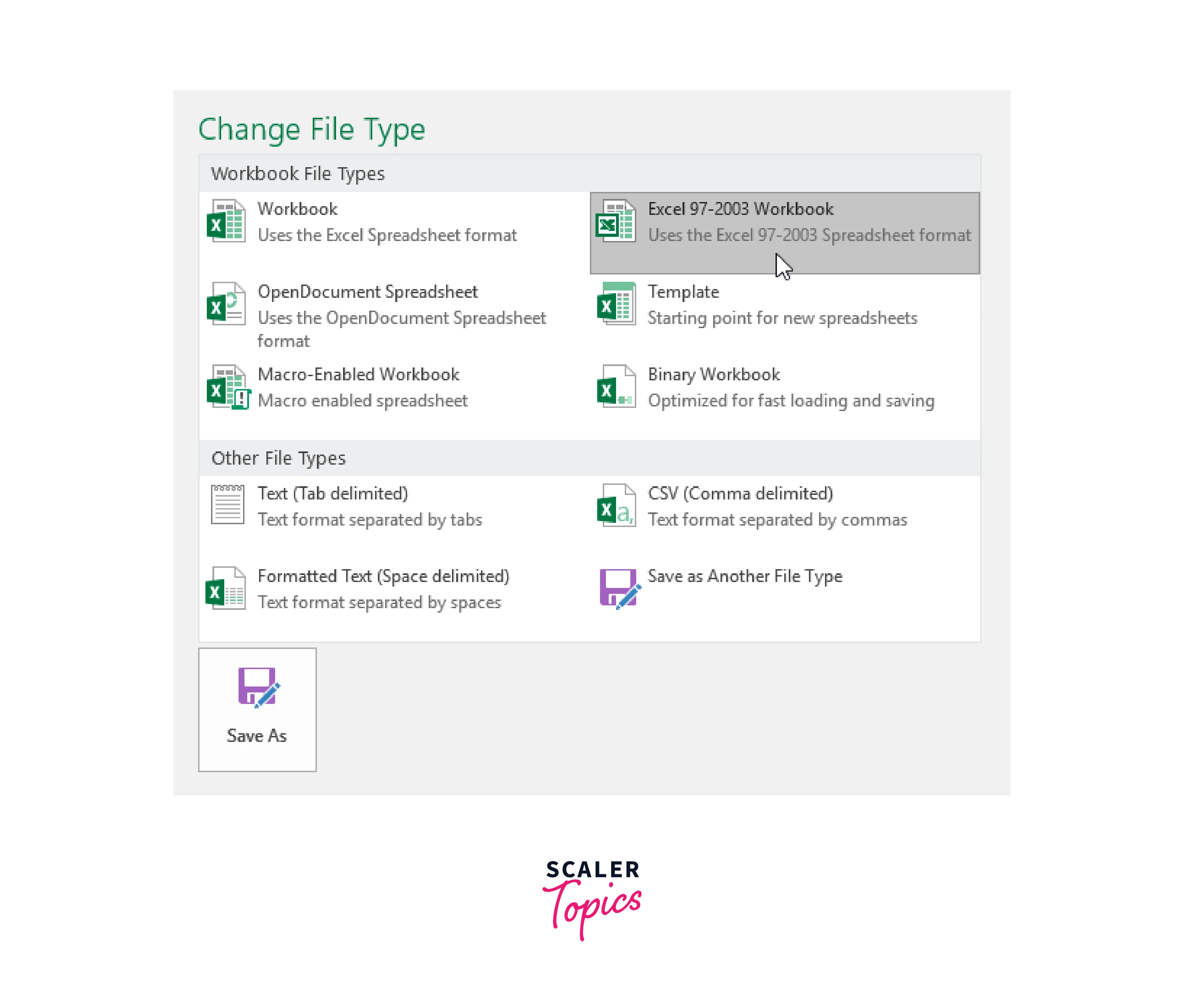 How to Save Workbooks in Excel? - Scaler Topics