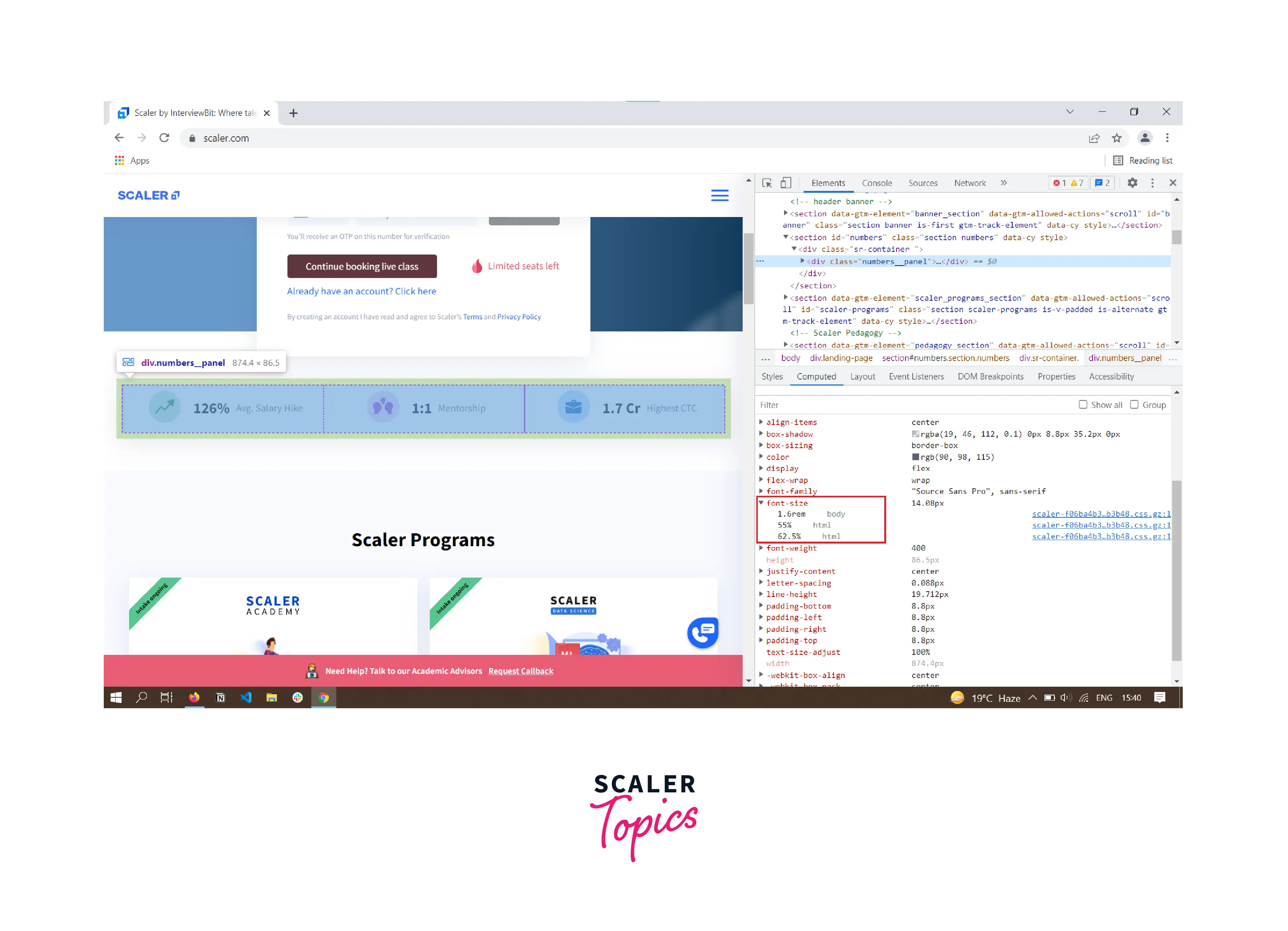 Chrome Developer Tools CSS - Scaler Topics