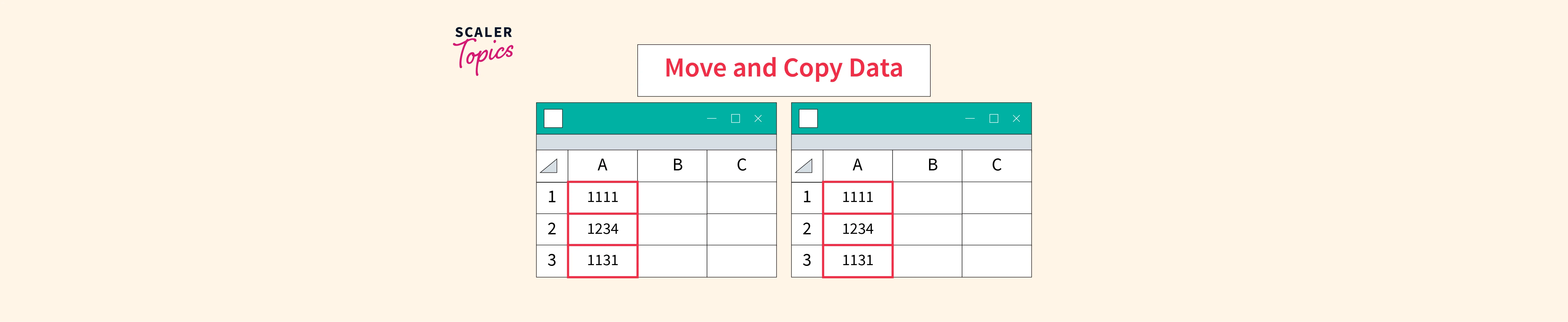 Move and Copy Cells in Excel - Scaler Topics