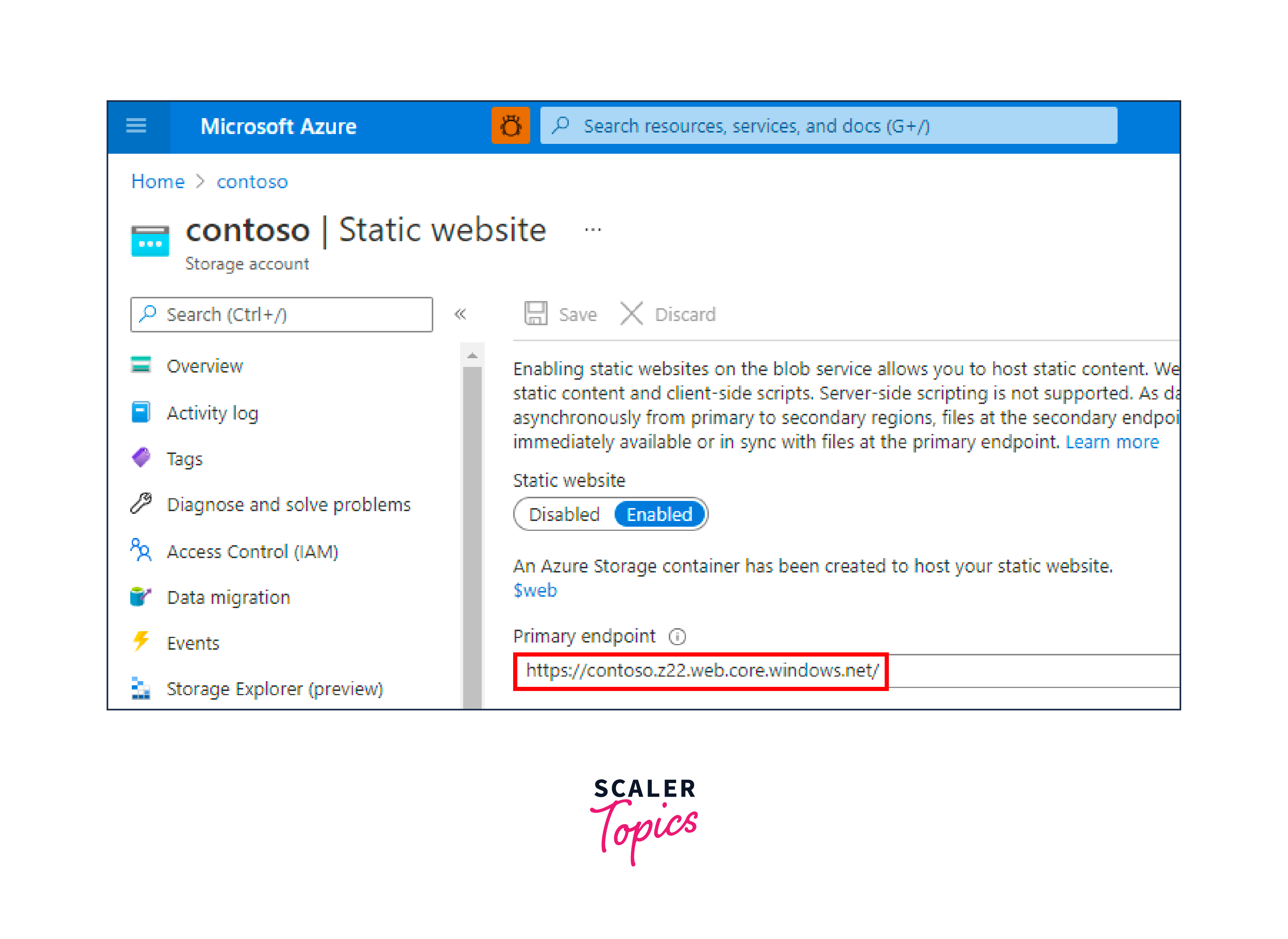 Website Hosting On Azure - Scaler Topics
